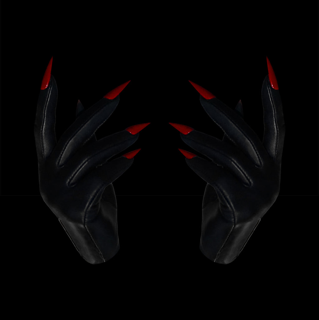 DAGGER NAIL GLOVES – MAJESTY BLACK