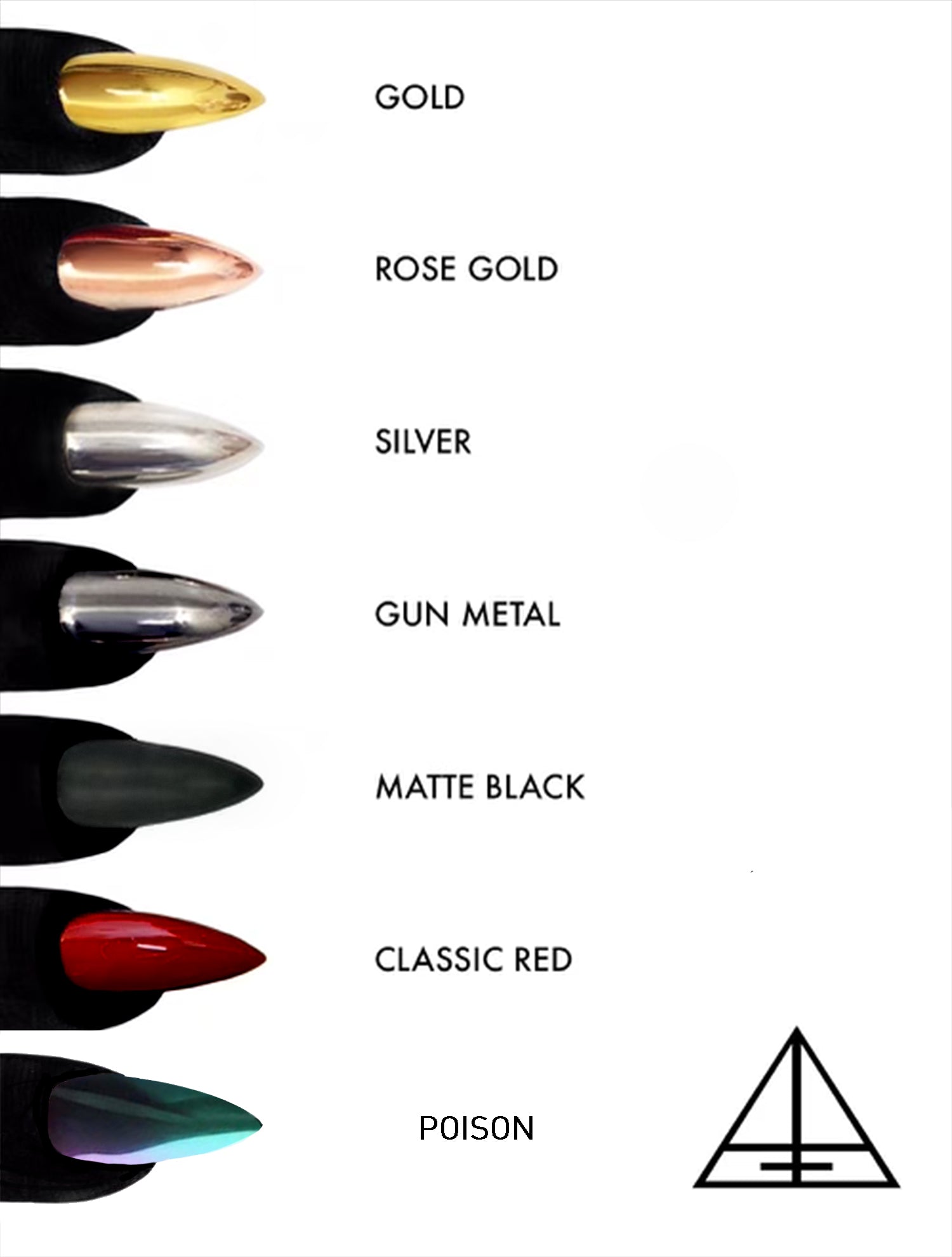 DAGGER NAIL GLOVES – MAJESTY BLACK