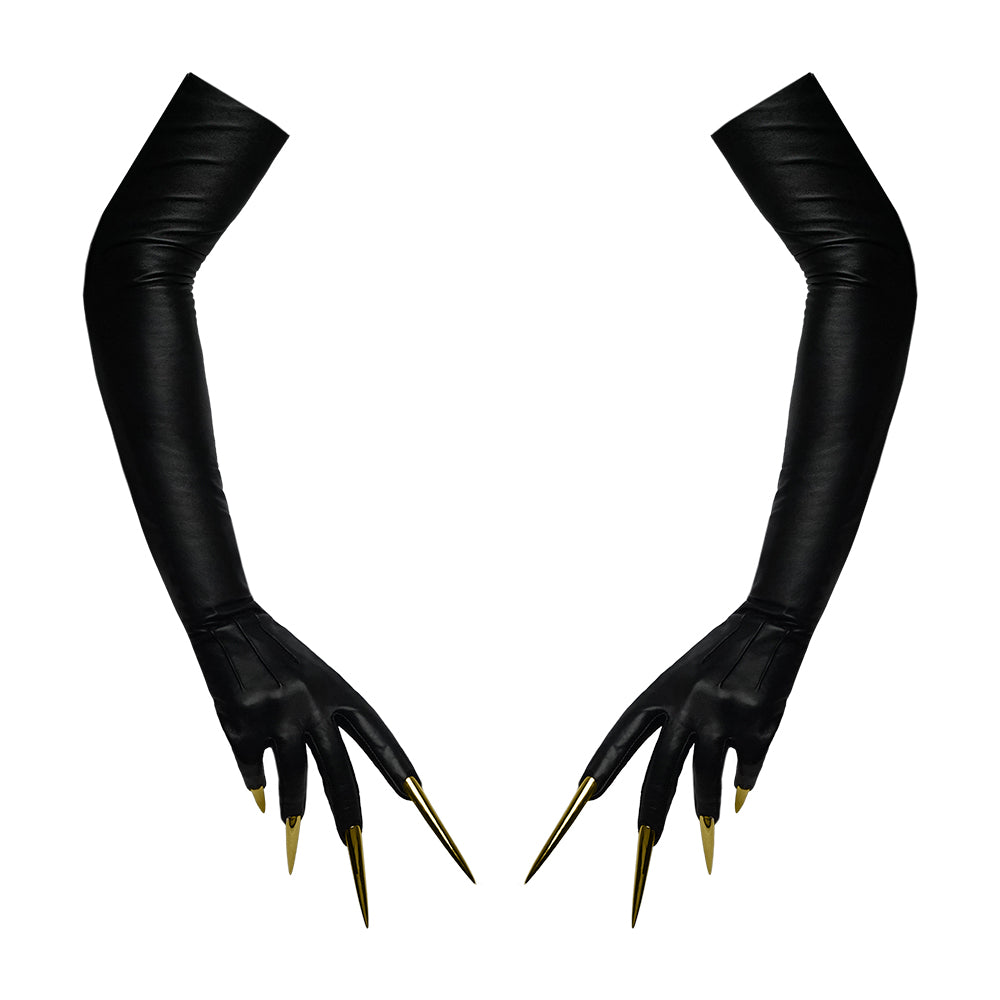 XL DAGGER NAIL OPERA GLOVES – MAJESTY BLACK