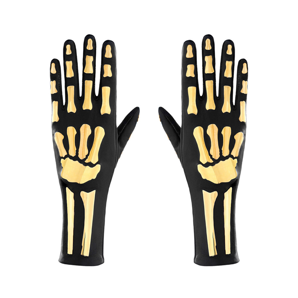EXTENDED METAL BONES GLOVES – MAJESTY BLACK